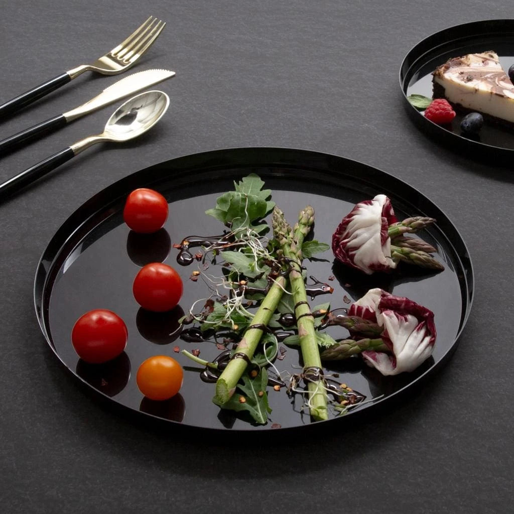 Premium Wall-Sided Plastic Plates Collection | Luxe Party – Luxe Party NYC